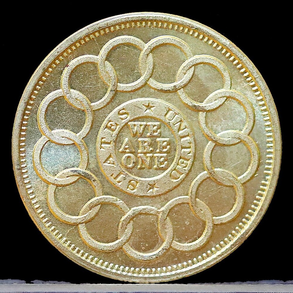 1787 Fugio Colonial Cent We are One, United States Coin Modern Restrike ...