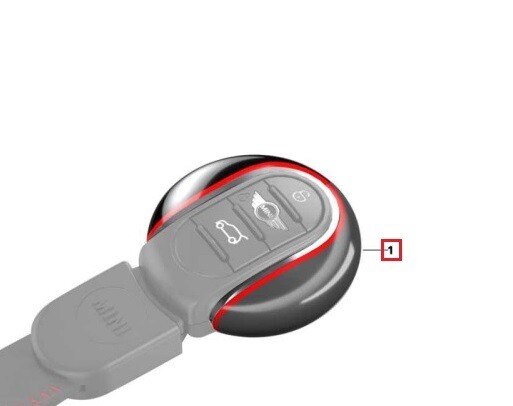 NEW GENUINE MINI JCW GP GP3 F56 F54 F55 F57 CAR KEY CAP WITH NFC CHIP ...
