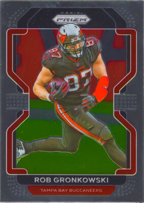 Rob Gronkowski 2021 Panini Prizm Football Chrome Card #293 Tampa Bay ...