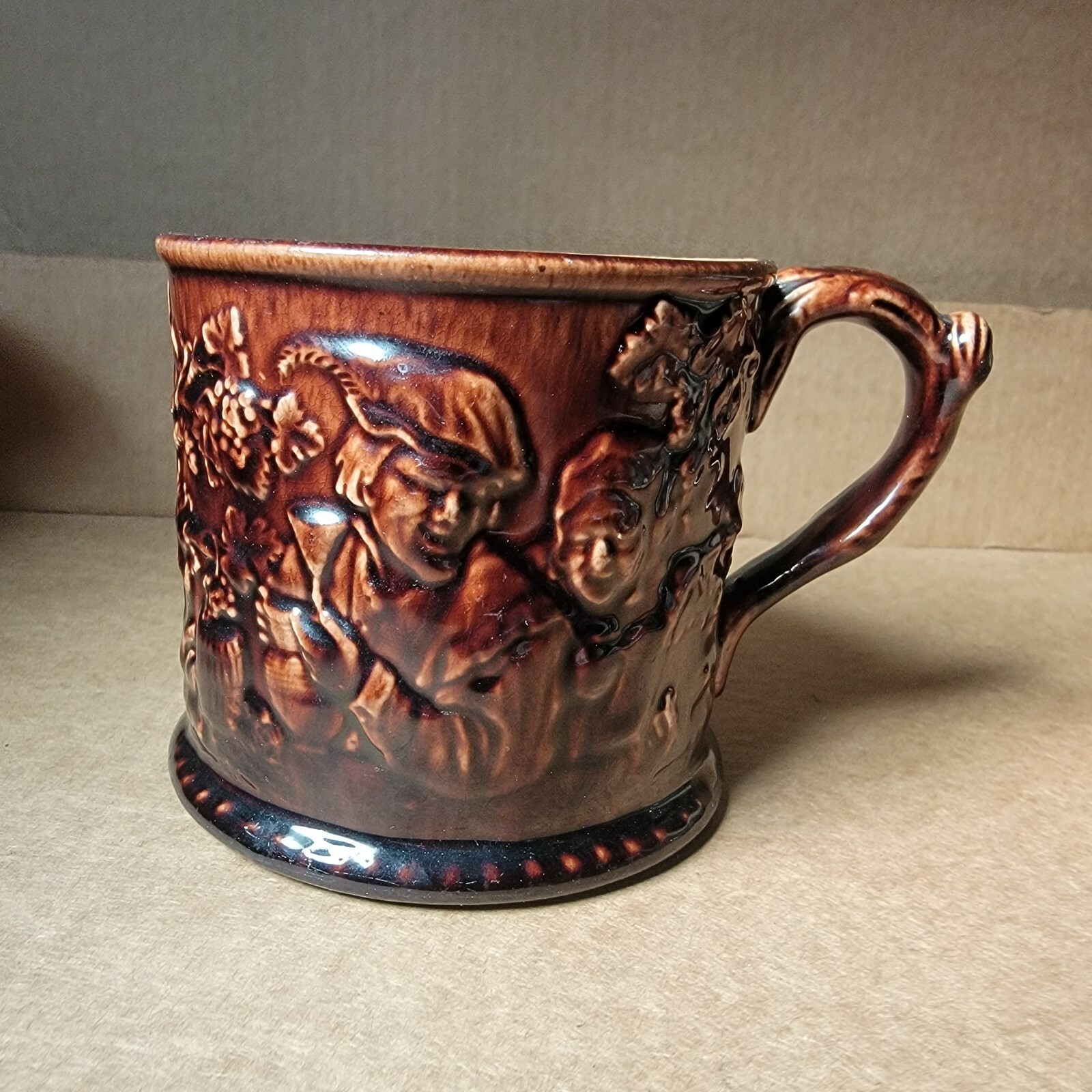 19th Century English Rockingham Glaze Frog Mug | eBay