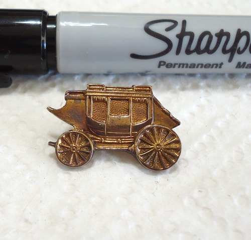 Vintage Realistic STAGE COACH Button 15/16" x 5/8" Transportation | eBay
