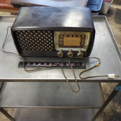Vintage Silvertone Tube AM Radio | eBay