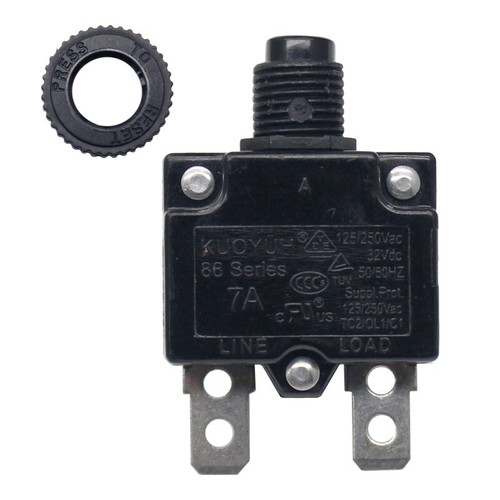 KUOYUH Circuit Breaker 88 Series 7A 125/250VAC 32VDC-50VDC 50/60Hz | eBay