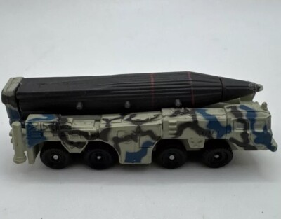 MICRO MACHINES MILITARY SCUD SS-12 SCALEBOARD MISSILE LAUNCHER Blue ...
