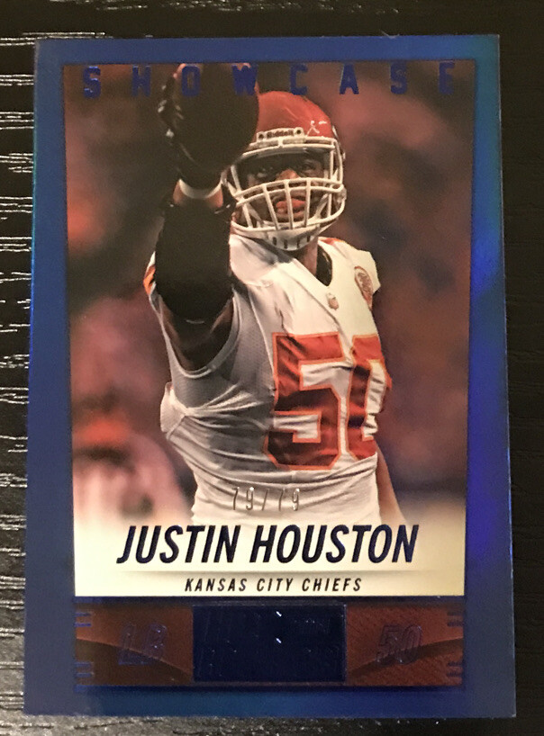 2014 Panini Score Justin Houston Hot Rookies Blue Showcase 79/79 | eBay