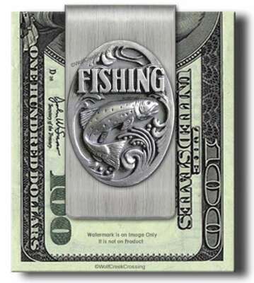 Dream Catch Stainless Steel Money Clip Fish Fisherman Sportsman Boat ...