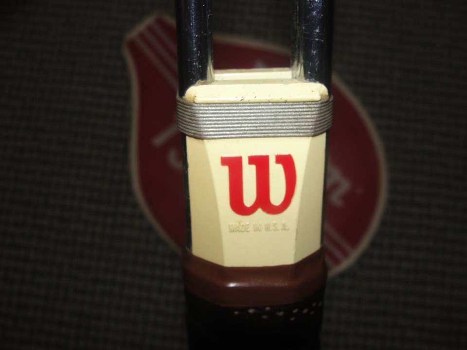 Vintage Wilson T3000 Metal Tennis Racket Red Trim with Red & White ...