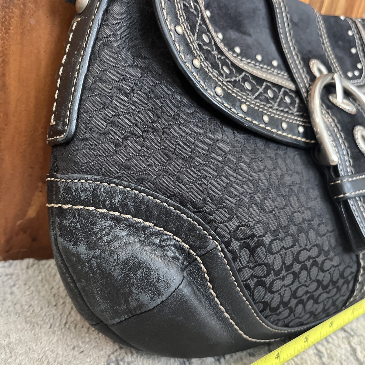 Coach Soho Flap Suede Shoulder Strap Handbag Original Coach Soho Flap Suede Shoulder Strap Handbag Original