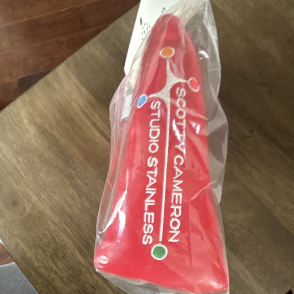 Scotty Cameron Studio Stainless Red Putter Head Cover Golf Accessory | eBay