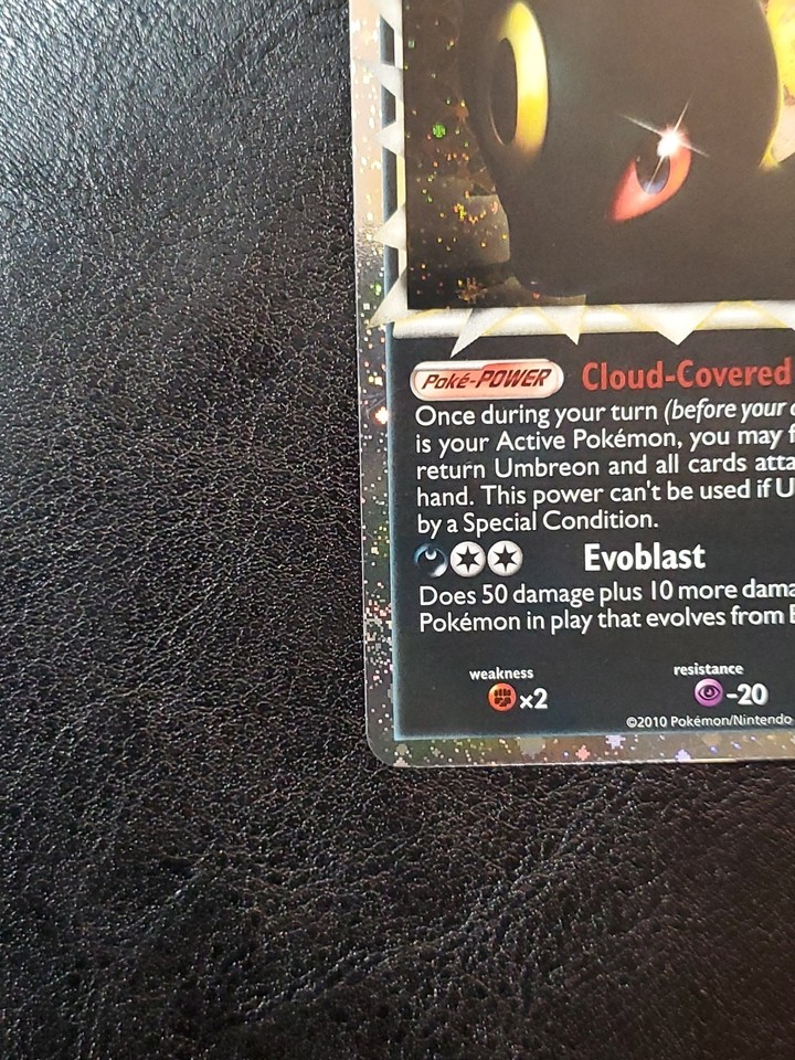 🔥 2010 Pokémon TCG Umbreon Prime Undaunted 86/90 Holo Rare Prime W ...