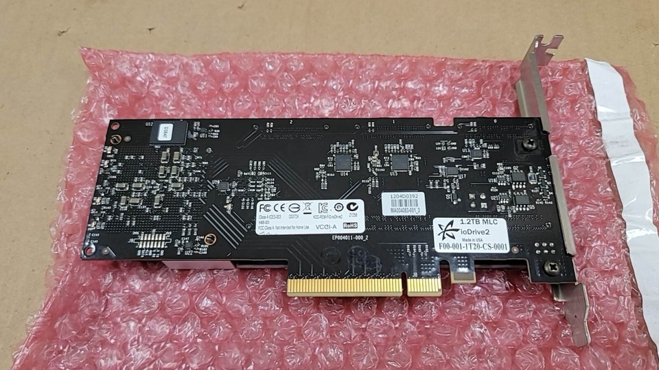 FUSION-IO ioDRIVE II F00-001-1T20-CS-0001 1.2TB PCIE Accelerator SSD ...