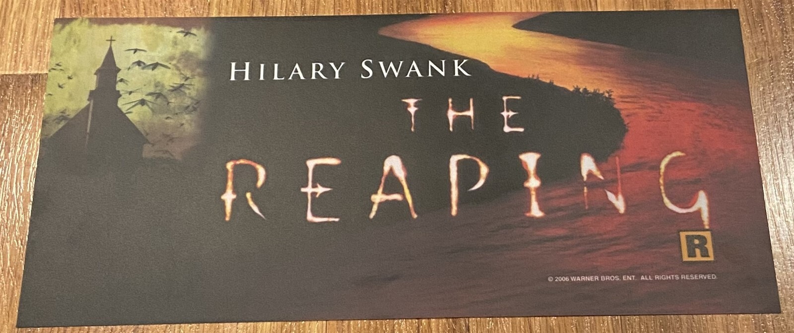 🌟 The Reaping - Hilary Swank - Movie Theater Mylar / Poster - 6x13 | eBay