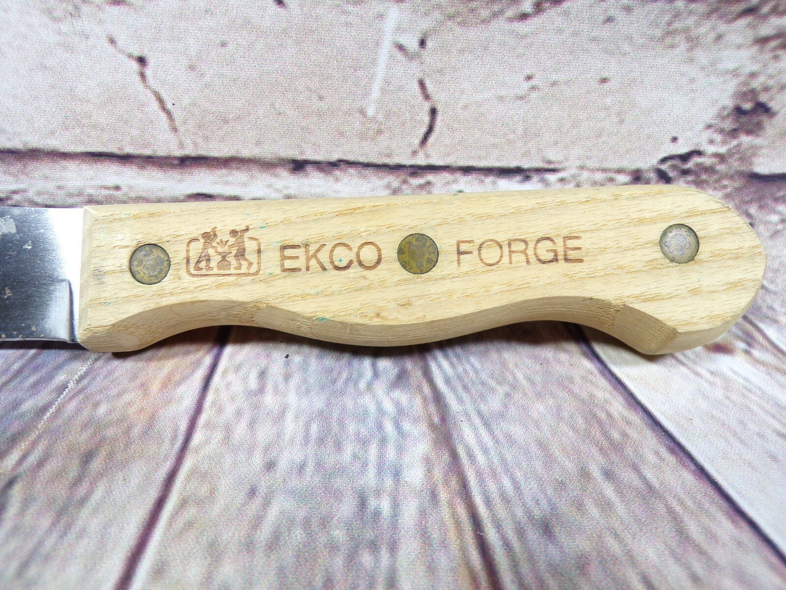 2 Ekco Forge Knives - 8" Butcher Knife G7597 & 10" Chef Knife G7577 ...