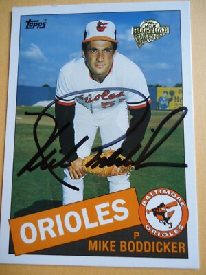 Mike Boddicker - 2004 Topps Favorite Autographed Baseball card #68 ...