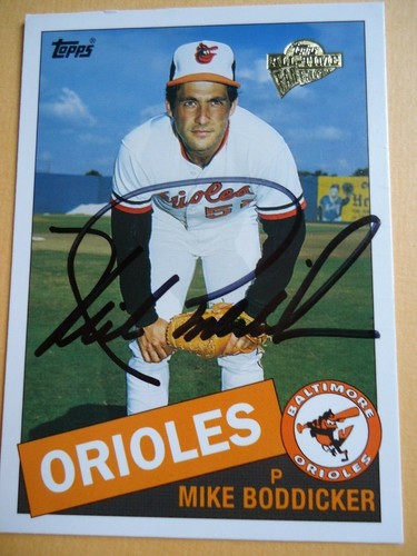 Mike Boddicker - 2004 Topps Favorite Autographed Baseball card #68 ...