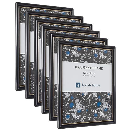 Picture Frame Set 8.5 X 11 Document Frame Pack For Picture Gallery Wall ...