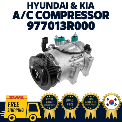 GENUINE OEM Hyundai Kia AC A/C Compressor 977013R000 Sonata Optima 11 ...