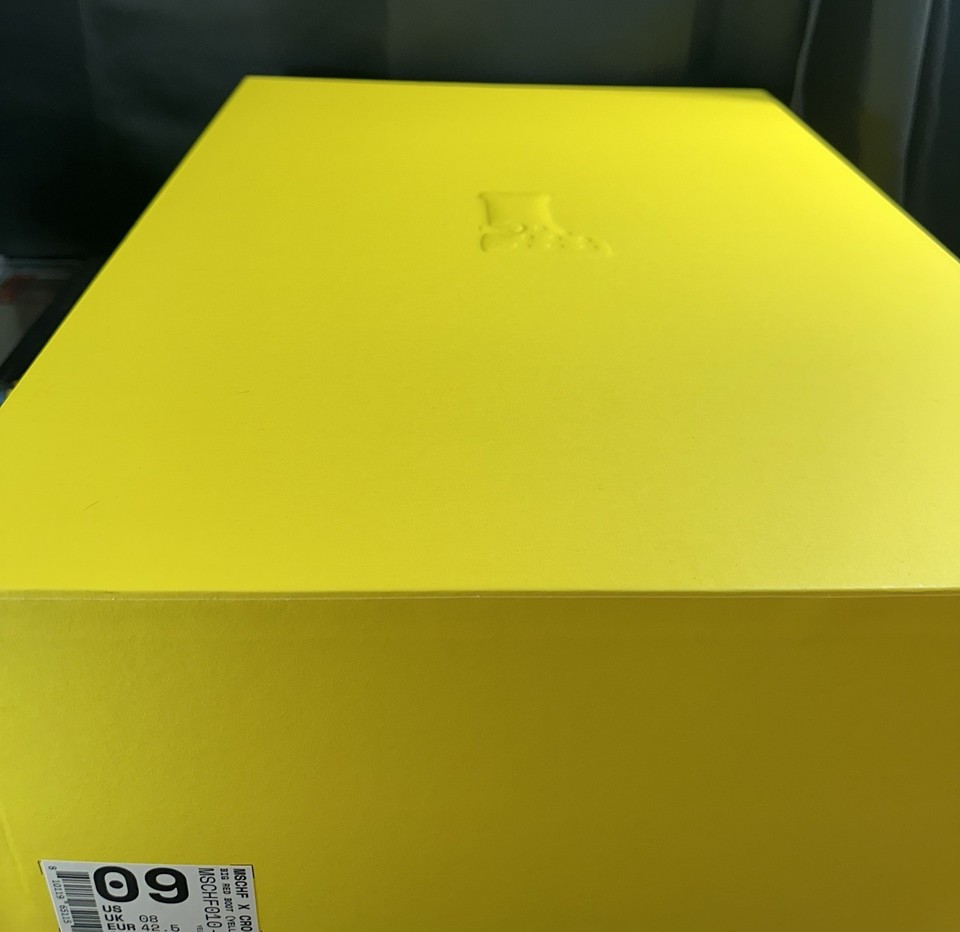 MSCHF x Crocs BIG Yellow Boot Size 9 New In box | eBay