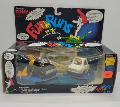 Vintage 1991 Tomy Fun Runs World Pull & Go Toy Starter Set Rare ...