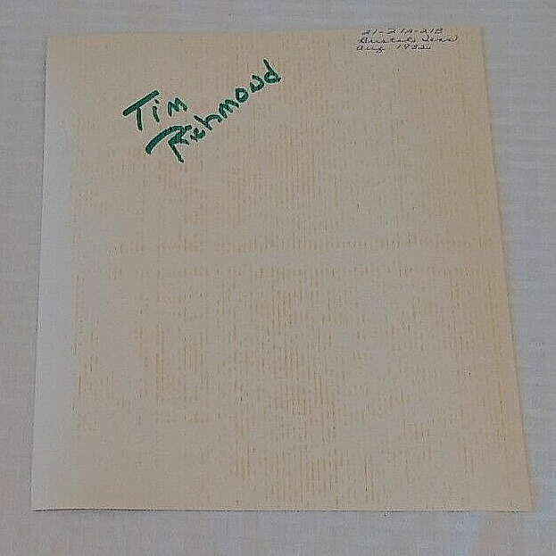 1/1 TIM RICHMOND Autographed Signed 8x10 Photo NASCAR JSA Bristol 1982 ...