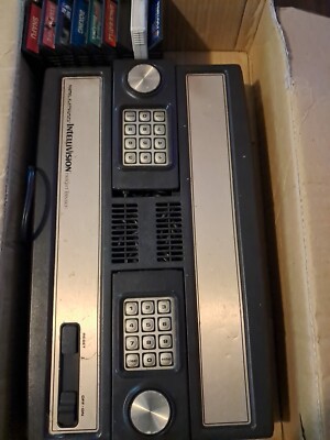 1979 Mattel Intellivision Retro Video Game Console UNTESTED 5 Game Lot ...