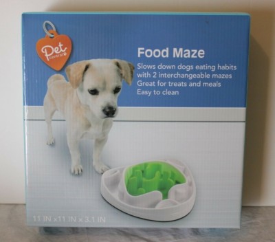 Pet Central Food Maze Pet Slow Feeder 2 Interchangeable Mazes Green ...