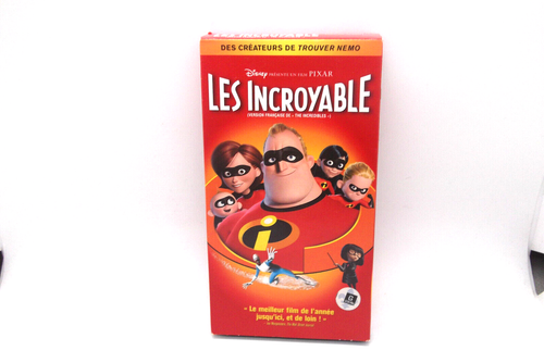 Les Incroyable/The Incredibles (VHS)(French) Tested | eBay