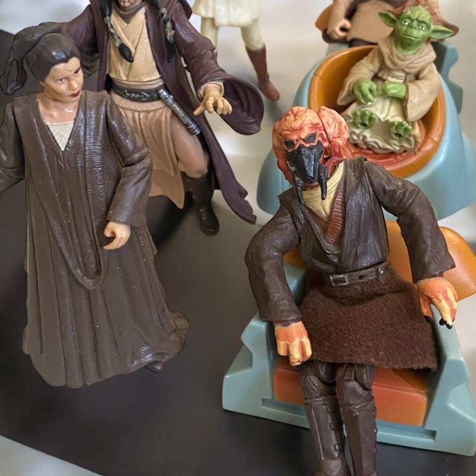 Star Wars High Jedi Council Set Complete 18 Figure Lot Plus 9 chairs | eBay