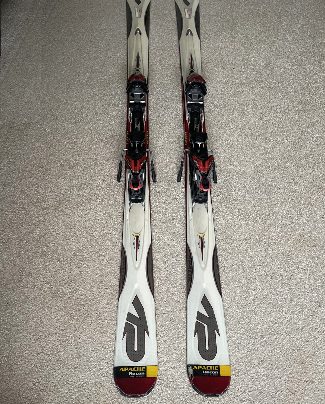 K2 Apache Recon Skis w/ Marker Mod 12.0 Bindings 174 cm Radius 18 m NY ...