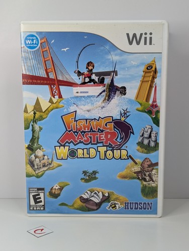 Fishing Master World Tour (Nintendo Wii, 2009) CIB Complete w/ Manual ...