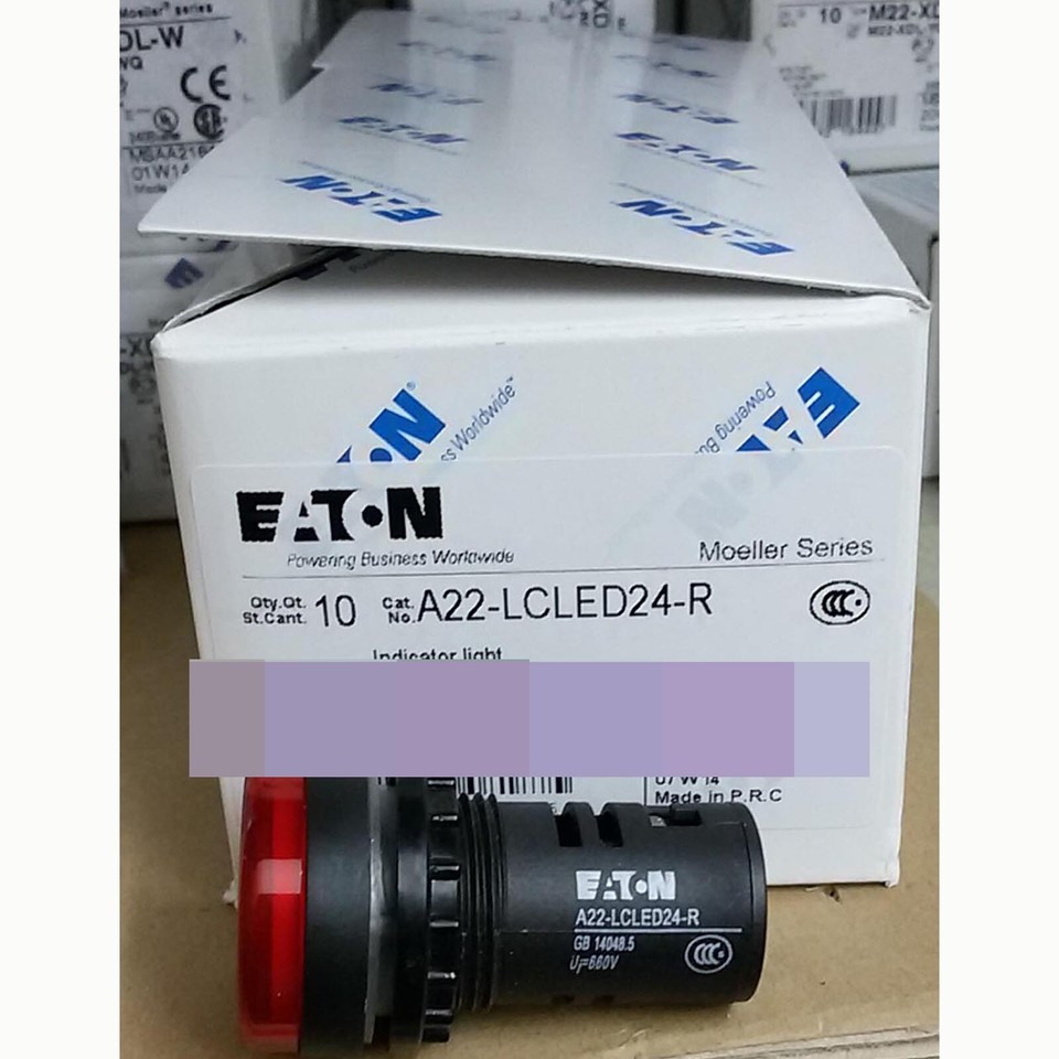 10PC Brand New EATON Moeller A22-LCLED24-R Indicator Light Brand Red#LJ ...
