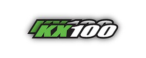 KAWASAKI KX100 SWINGARM STICKERS GRAPHIC KIT KX 100 dirtbike PART ...