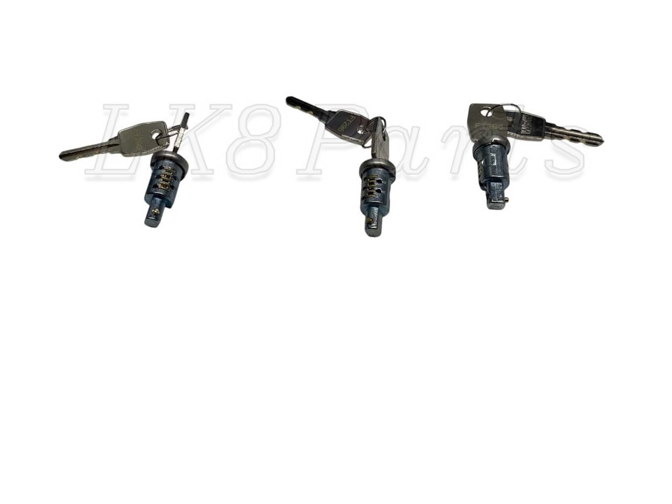 Land Rover Defender 90 110 Lock Barrel and Key Set, 3 Locks and Keys ...