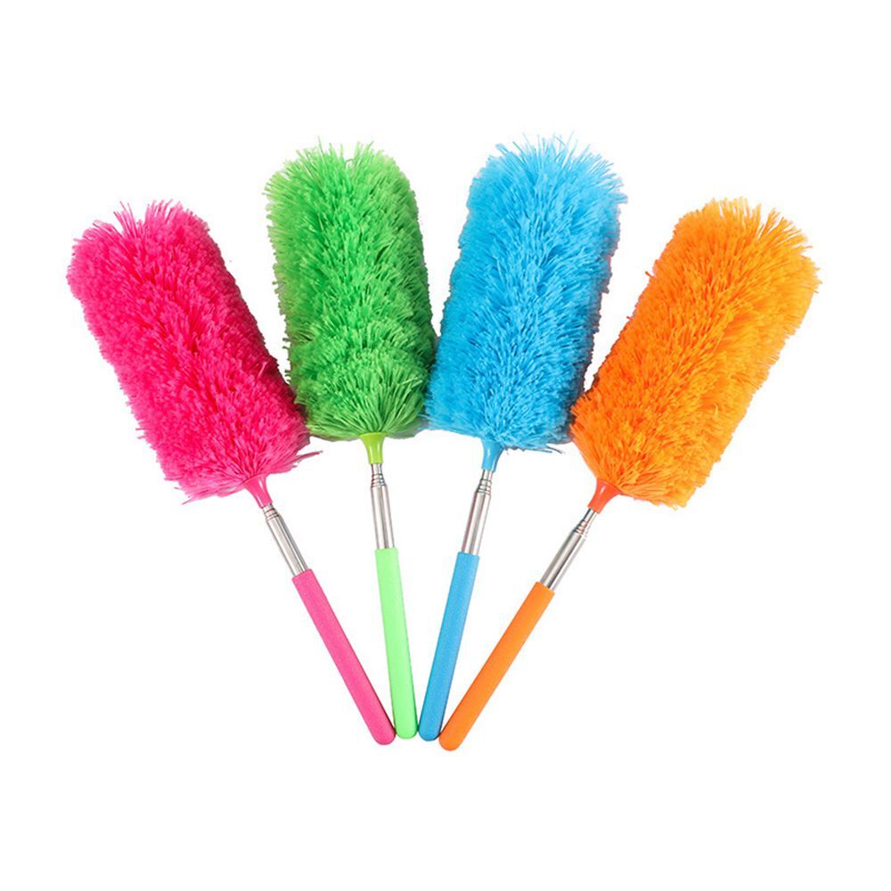 Extendable Cobweb Brush Long Magic Telescopic Handle Washable Feather ...