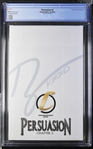 Persuasion #3 CGC 9.8; Ebas Poison Tess Virgin, Eric Basaldua, Ryan ...