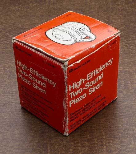 Vintage Radio Shack Two Sound Piezo Alarm Siren 49-487 | eBay