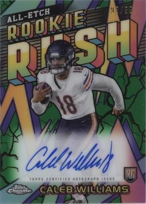 2024 Topps Chrome - All-Etch Rookie Rush Autographs Caleb Williams #RRA ...