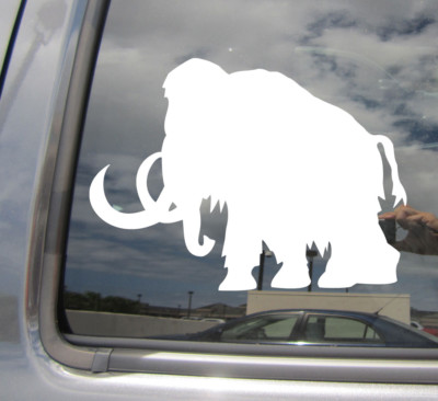 Woolly Mammoth - Extinct Car Laptop Bumper Window Vinyl Decal Sticker ...