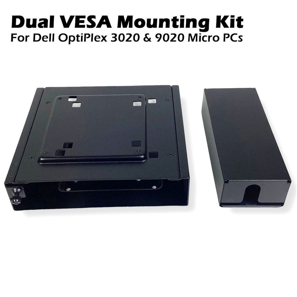 New Dell OptiPlex 3020 9020 Micro Dual VESA Mounting Kit Box Bracket ...
