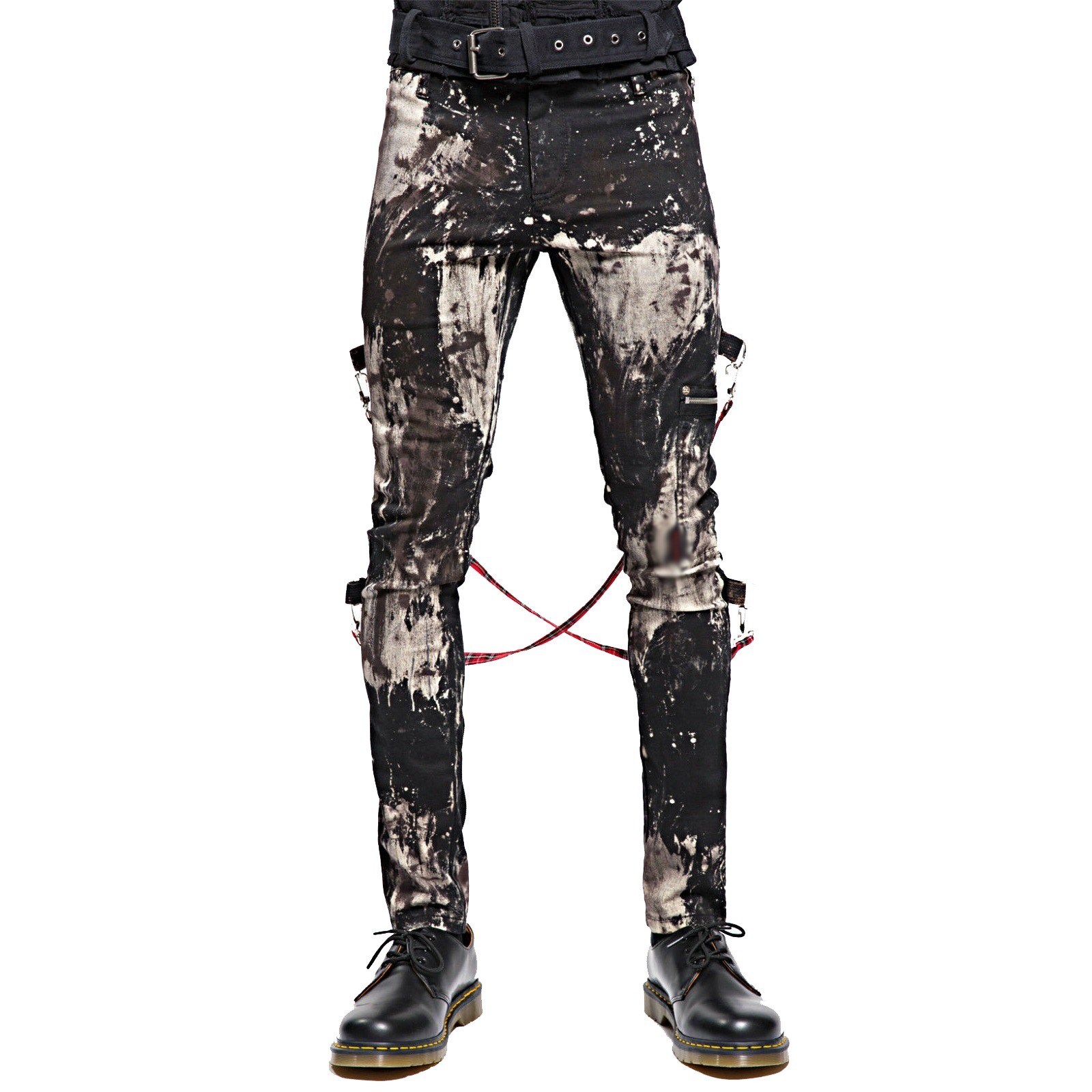 Trip Handmade Gothic Skinny Jeans Apocalyptic Rebel Punk Emo Trip Pants ...