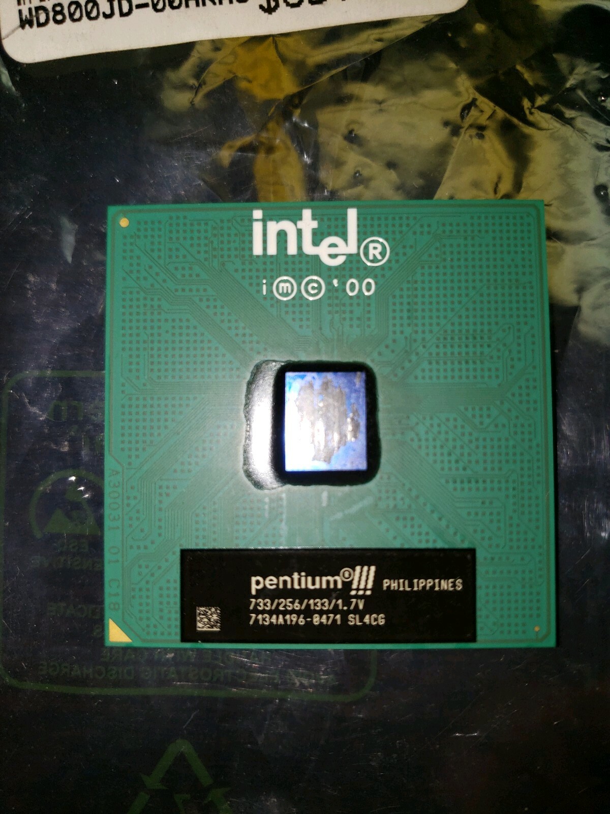 Intel Pentium III 733 MHz 733/256/133/1.7V SL4CG Socket 370 | eBay