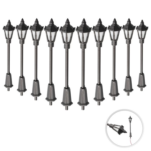 LED Model Railway Scenery Train 10pcs Garden Decoration Light Lighting ...