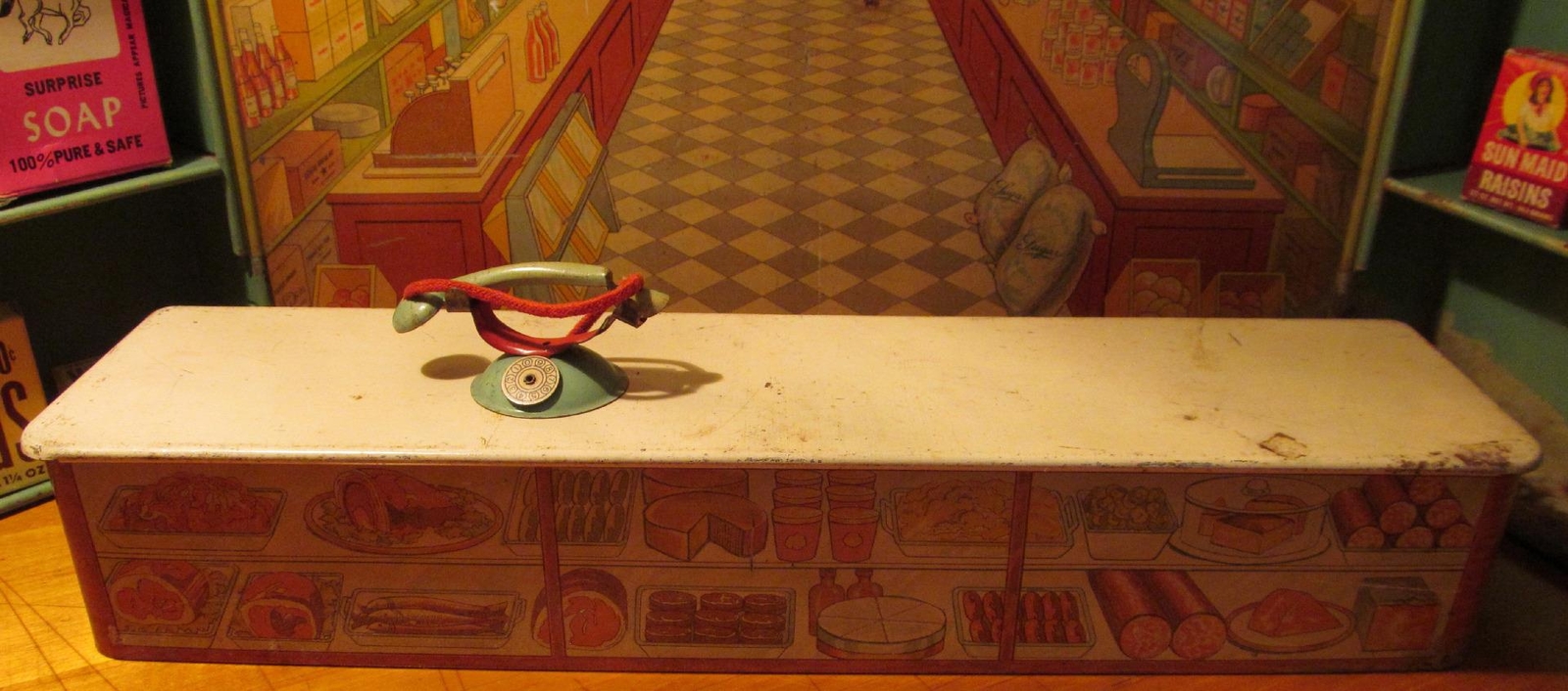 Wolverine The Corner Grocer Tin Foldout 1930s Display, w/ Boxes of Food ...