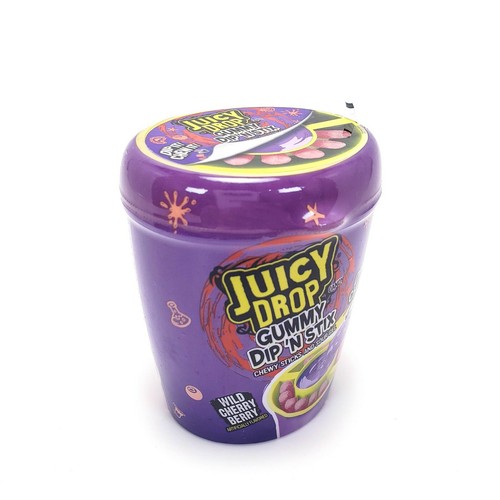 Juicy Drop Gummy Dip N Stix Sweet Gummy Sticks with Sour Dipping Gel ...