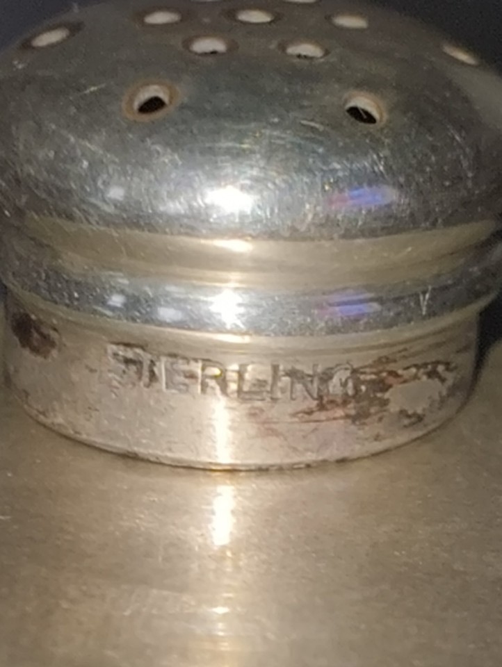 Pair Of Sterling Silver Salt And Pepper Pots | eBay UK