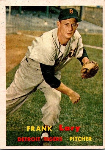 1957 TOPPS BASEBALL #168 FRANK LARY MID GRADE JF | eBay