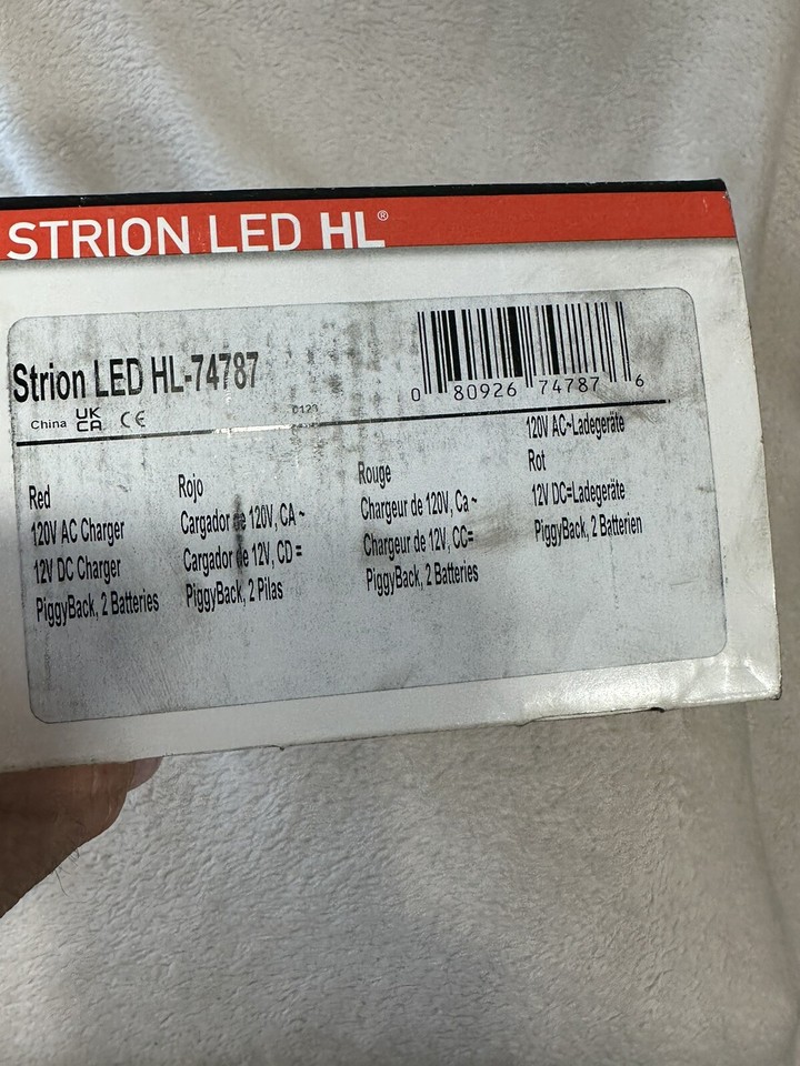 Streamlight 74787 Strion HL C4 LED Rechargable Flashlight 120/DC ...