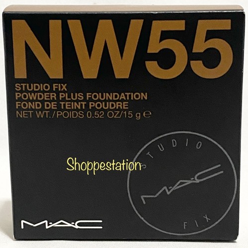 MAC Studio Fix Powder Plus Foundation Shade NW55 Full Size 15g Original ...