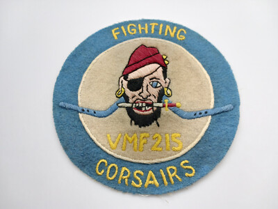 WWII USMC VMF-215 Fighting Corsairs Theatre Made Patch RARE | eBay