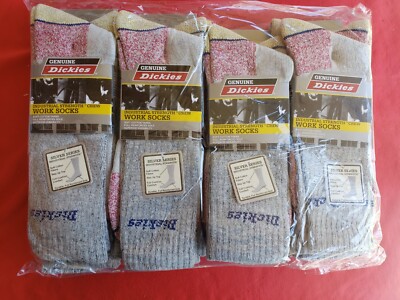 12 Pair Socks Men's Work Socks Dickies Genuine Silver Series S.Cotton ...